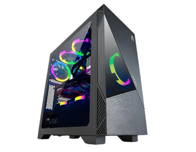 Case AZZA ECLIPSE CSAZ-440( เคสเปล่า) ATX Mid Tower Tempered Glass ARGB Gaming มีไฟ ARGB สำหรับ ...