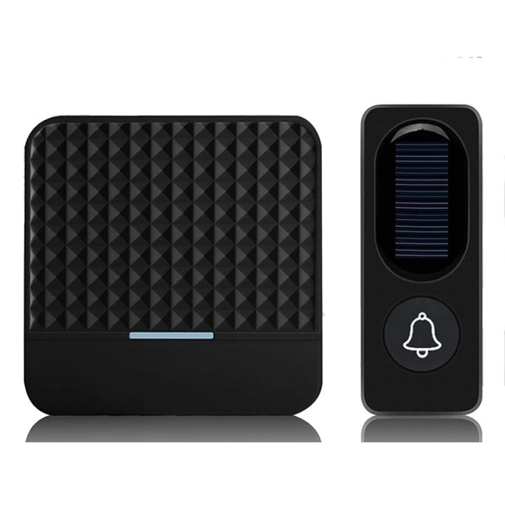 Wireless Solar Doorbell IP65 Waterproof 300M Doorbells Chime Kit Solar ...
