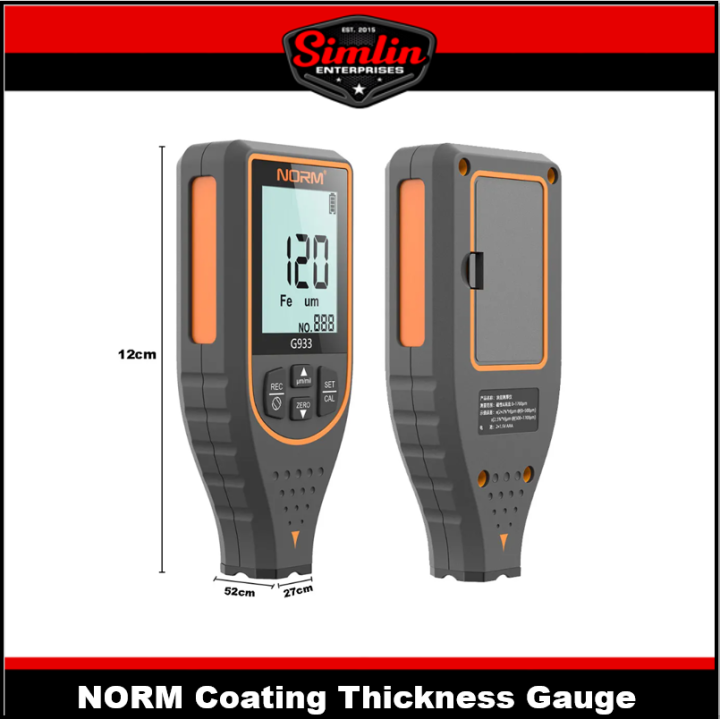 NORM Coating Thickness Gauge / Paint Tool Car Paint Film Thickness ...