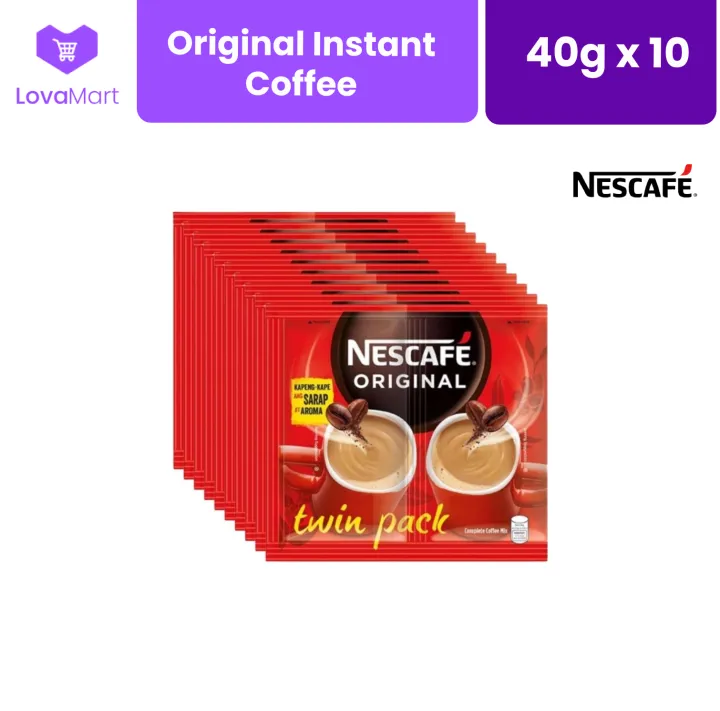 NESCAFE Original Twin Pack, 40g x 10 sachets | Lazada PH