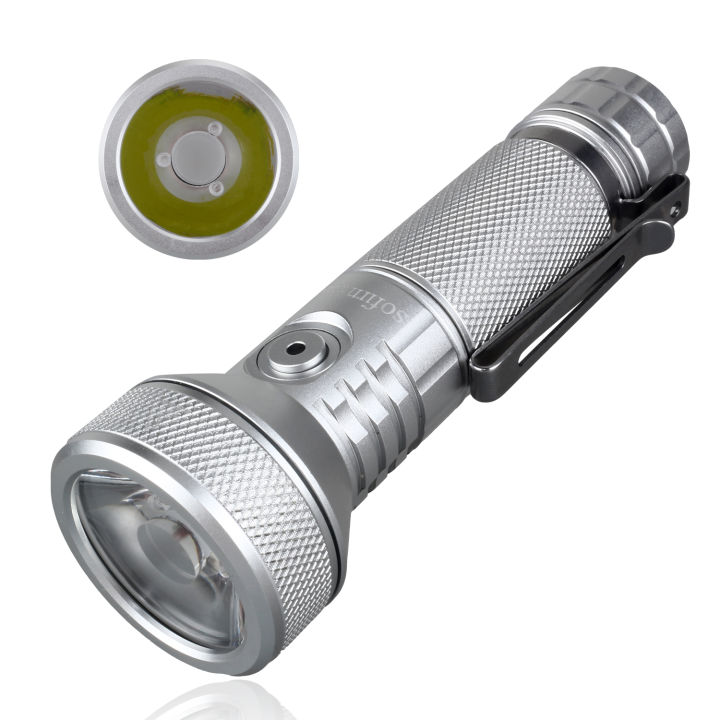 Sofirn IF22A 21700 USB C 3A Rechargeable Powerful LED Flashlight SFT40 ...