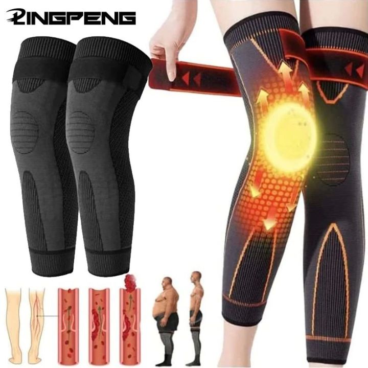 Full Leg Sleeves Long Compression Leg Sleeve Knee Sleeves Protect Leg ...