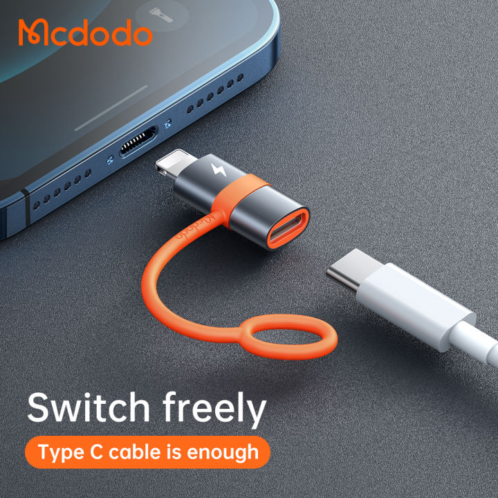 Mcdodo USB Type-c to Lightning OTG Adapter For iPhone 15 14 13 12 11 ...