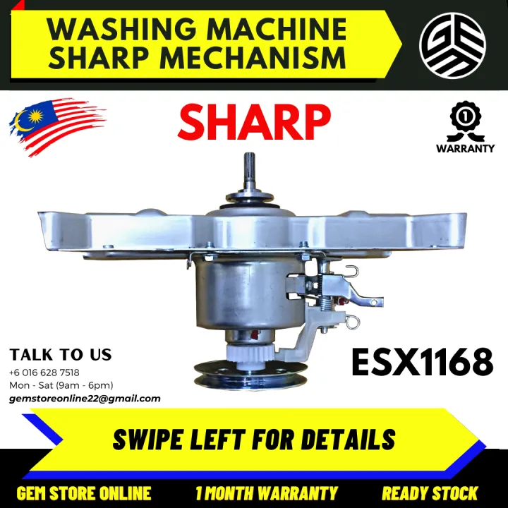 ESX1168 SHARP Washing Machine Mechanism / Gearbox Mesin Basuh / Sharp ...