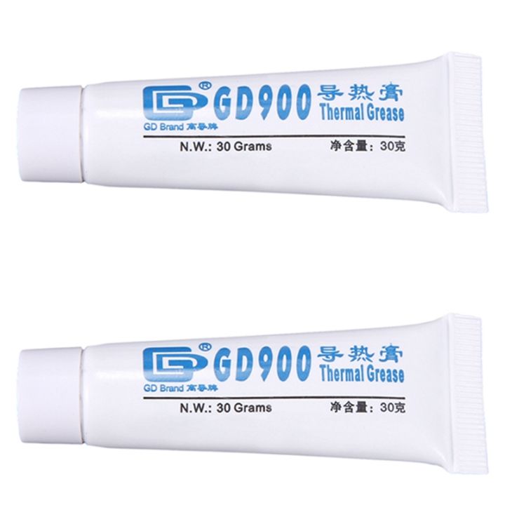 (WVCG) 2X GD900 Thermal Conductive Grease Paste Silicone Plaster Heat ...