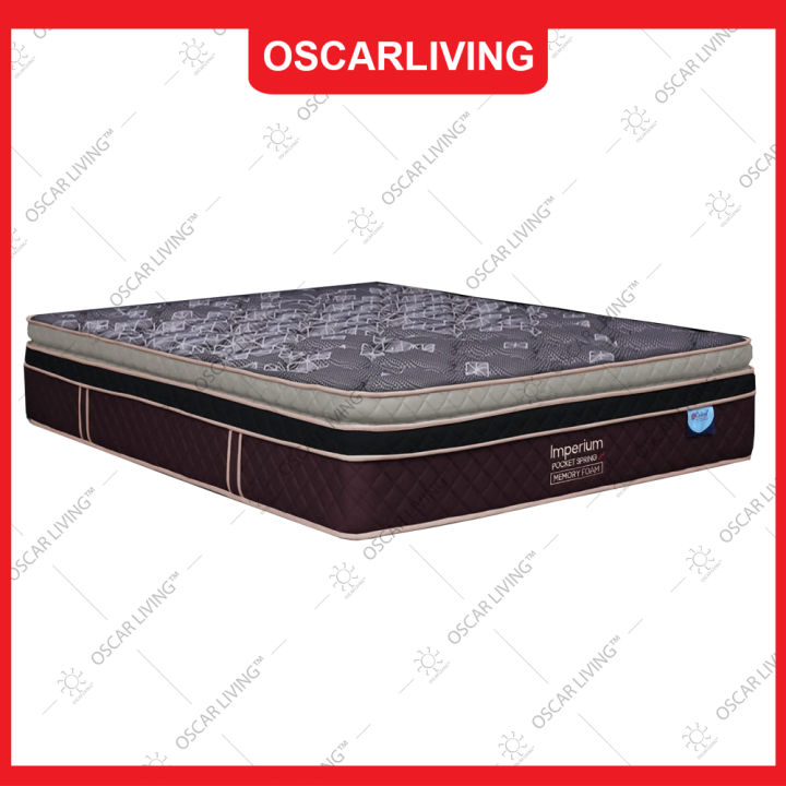 Kasur Central Imperium Pocket Spring Memory Foam Springbed Tebal 37 Cm ...