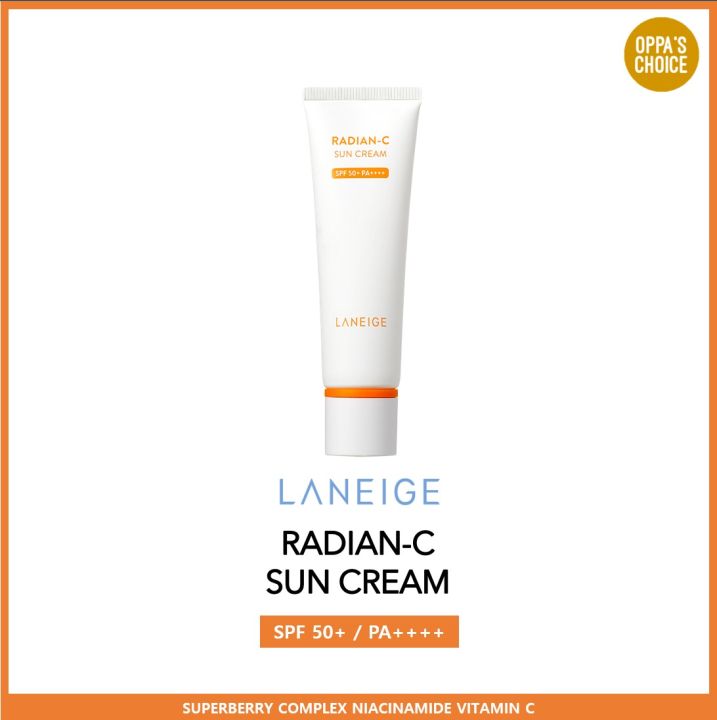 [NEW]🇰🇷 LANEIGE RADIAN C SUN CREAM 50ml with gifts /Brightning /Anti ...