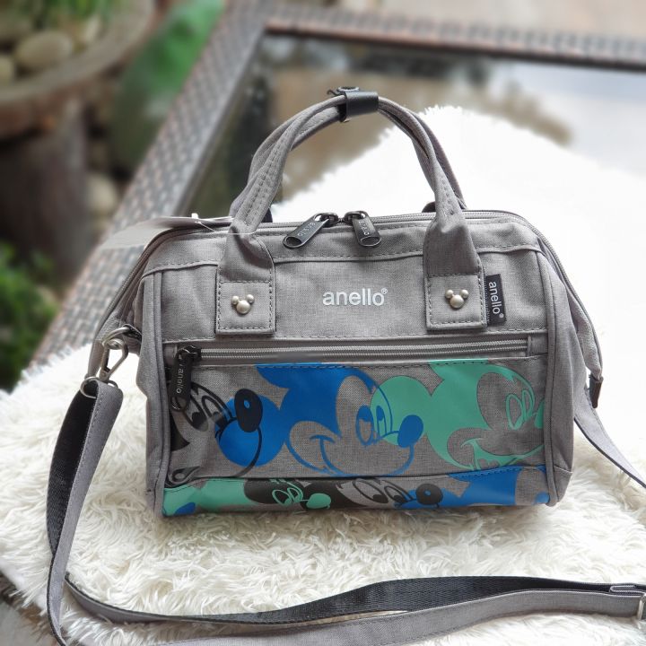 Original A.N.E.L.L.O Japan Limited Edition Mini Crossbody Bag - Grey ...