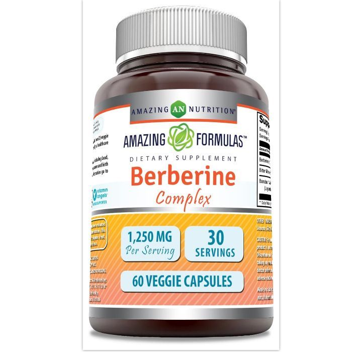 Amazing Formulas Nutrition Berberine 60/120 Capsules Supplement | Lazada PH
