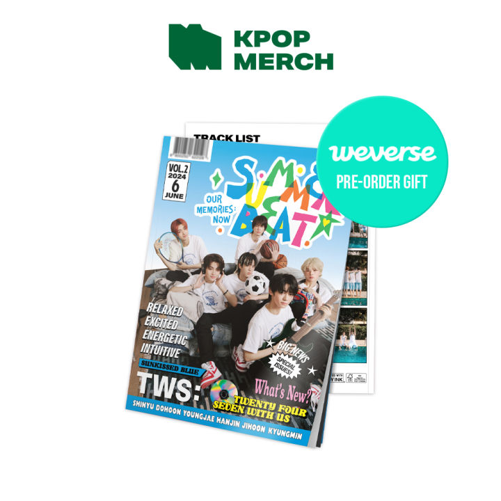 [ +Weverse Gift ] TWS - 2nd Mini Album [ SUMMER BEAT ] Weverse Album ...
