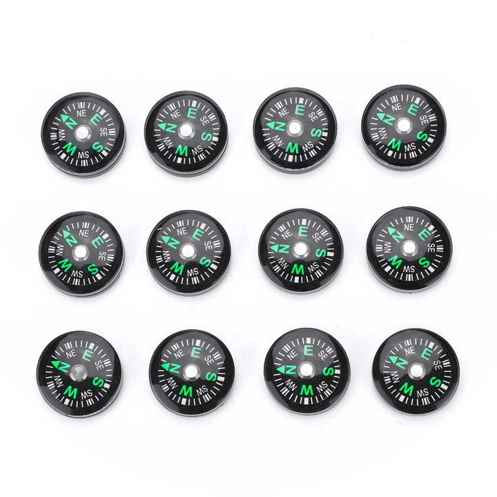 Compact 20mm Oil Filled Compass - 12 Pack for Outdoor Activities ...