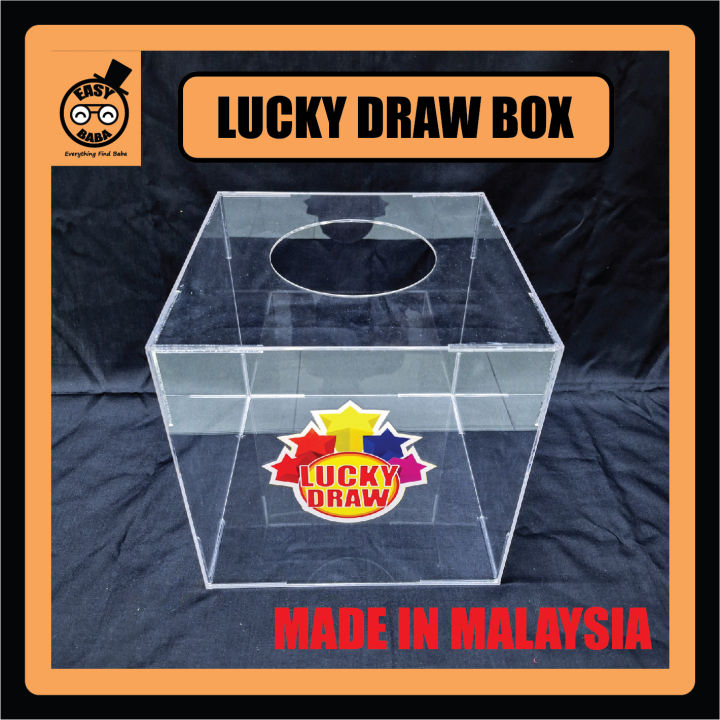 🔥 Acrylic Lucky Draw Box 🔥 Local Made Product | Lazada