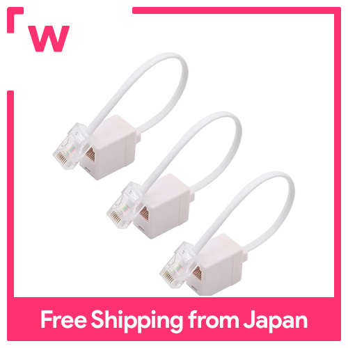 3pcs RJ45-RJ11 Conversion Adapter RJ45-RJ11 Conversion Connector ...