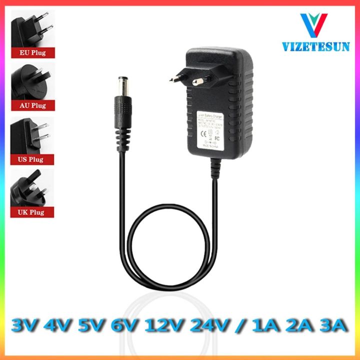 AC 100-240V DC 3V 4V 5V 6V 12V 24V 1A 2A 3A power Adapter Converter Adaptor 3 V Volt Charger ...