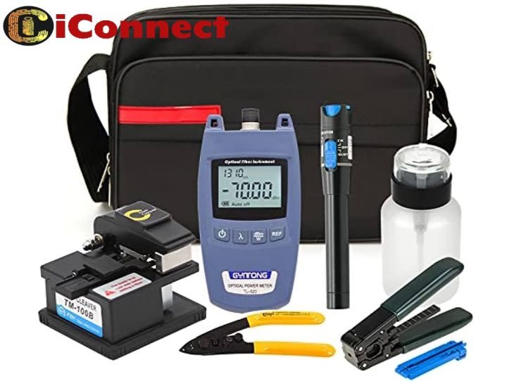 Fiber Optic Termination Tool Kit - FTTH tool kit with FC-6S Cleaver ...