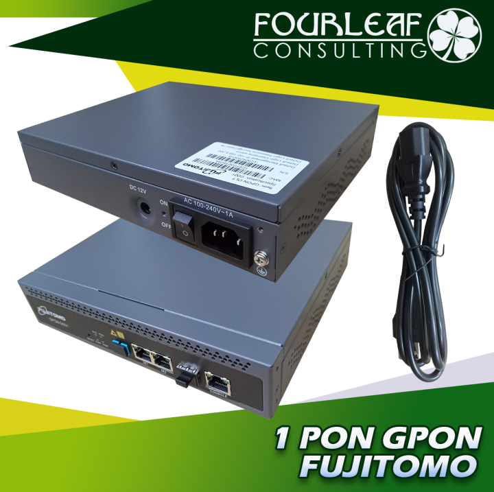 FUJITOMO 1PON GPON OLT 1*GPON, 2*RJ45+1*SFP/SFP+ | Lazada PH