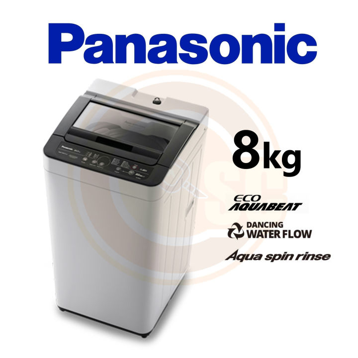 PANASONIC NA-F80VB7HRT 8KG TOP LOAD WASHING MACHINE | Lazada