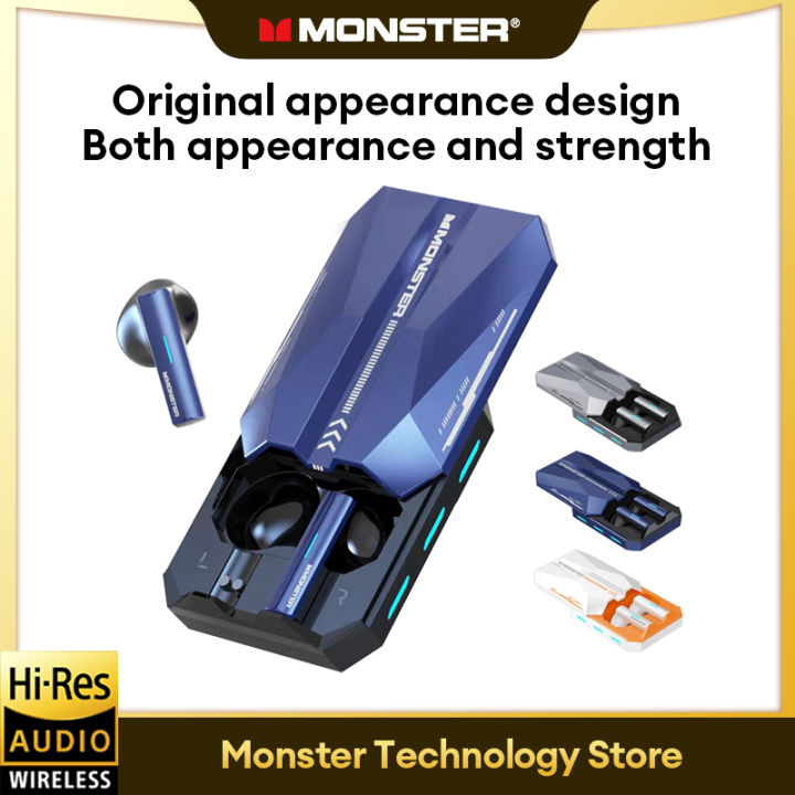 Monster XKT11 Cool Earphone Bluetooth BT 5.2Ture Wireless Earbuds Low ...