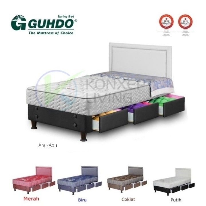 Spring bed Laci / Drawer 100x200 cm New Prima Sandaran Prospine Guhdo ...