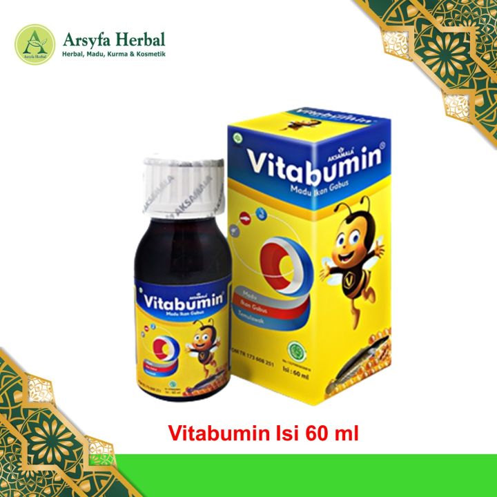 VITABUMIN VITAMIN ANAK VITABUMIN MADU ALBUMIN IKAN GABUS 60 ML | Lazada ...