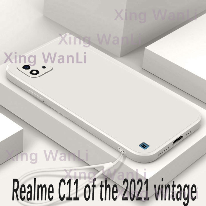 Realme C11 2021เคสเคสป้องกันโทรศัพท์มือถือที่ออกแบบใหม่พร้อมเชือกแขวน ...