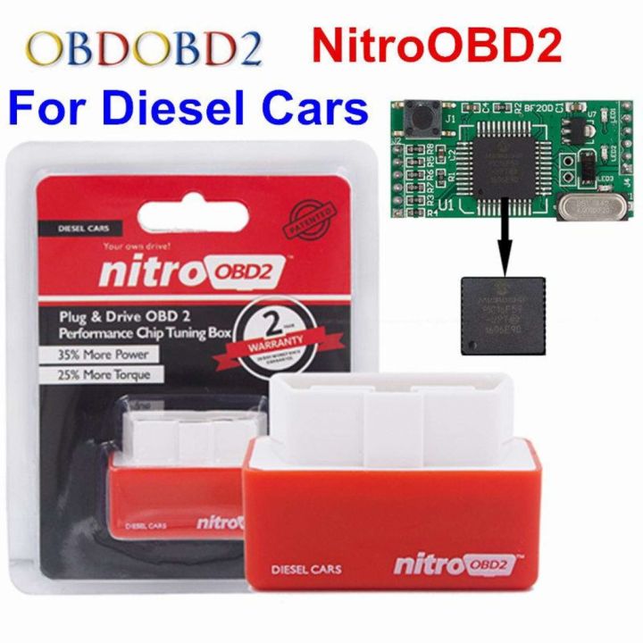 Car Nitro OBD2 For Diesel Cars Chip Performance Tuning Plug Play Auto ...