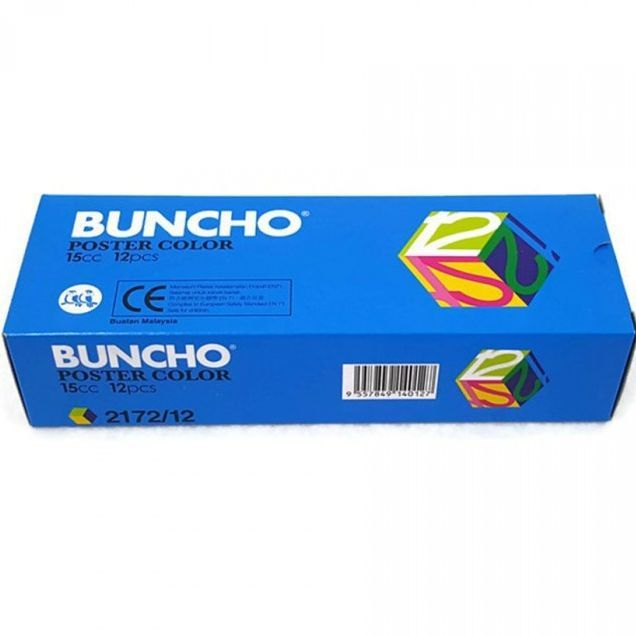 Buncho 15cc Poster Colour 12 Colours | Lazada