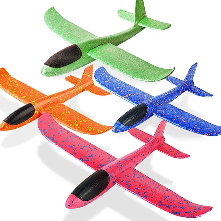 Foam Airplanes Throwing Glider Light Plane Kids Styrofoam Glider With 2 ...