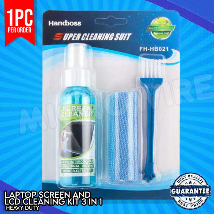 Laptop Screen and LCD Cleaning cleaner Kit 3 IN 1 SET!!! | Lazada PH