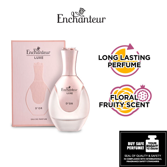 ENCHANTEUR Luxe EDP D'Or 50ml | Long-lasting Perfume | For Women ...