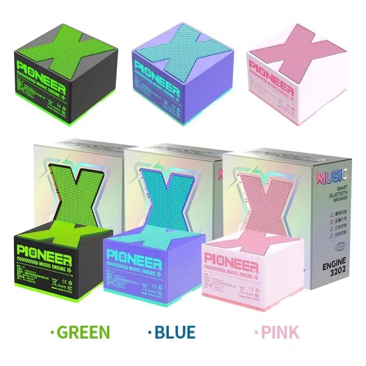 X1 Portable Bluetooth 5.0 Speaker Stereo Surround Mini Desktop Speaker Outdoor Subwoofer ...