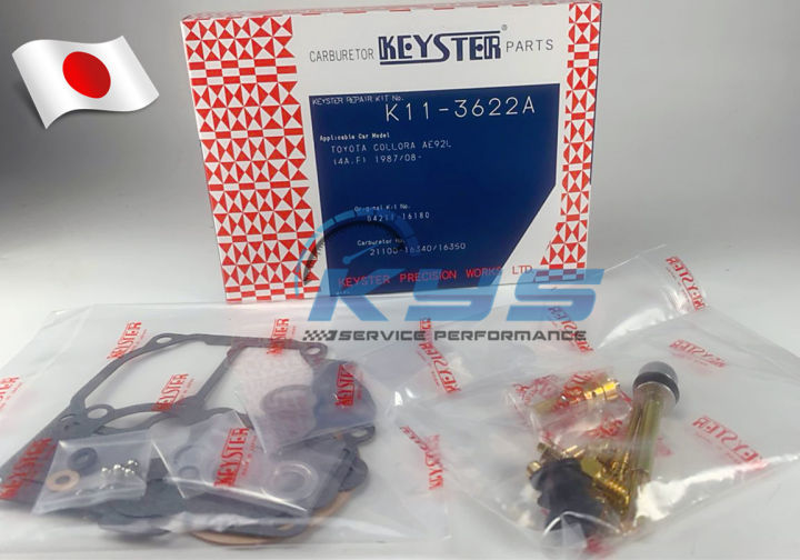 # KEYSTER JAPAN # Carburetor Repair Kit K11-3622A #TOYOTA AE92 | Lazada