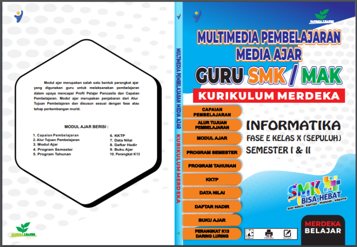 MODUL AJAR KURIKULUM MERDEKA INFORMATIKA SMK/MAK KELAS X SEMESTER I ...