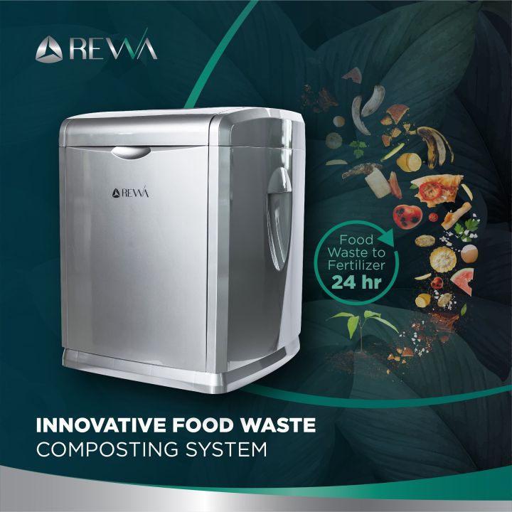 REWA Food Composter ถังขยะรักษ์โลก เปลี่ยนขยะเศษอาหารเป็นปุ๋ยอินทรีย์ ...