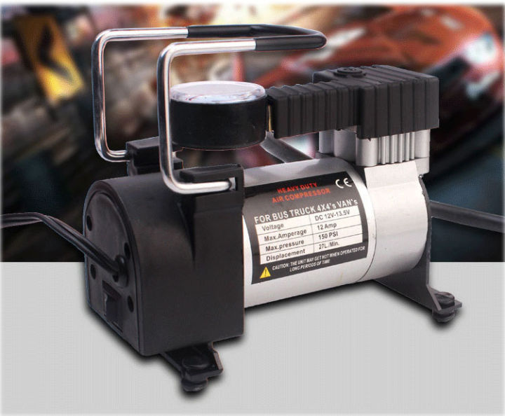 Máy Bơm Lốp Xe Ô Tô / Xe Máy Air Compressor 1063 Nguồn 12V 150psi ...