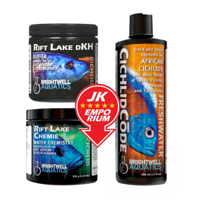 Brightwell Aquatics Rift Lake DKH Chemie Cichlid Code CichlidCode Water ...
