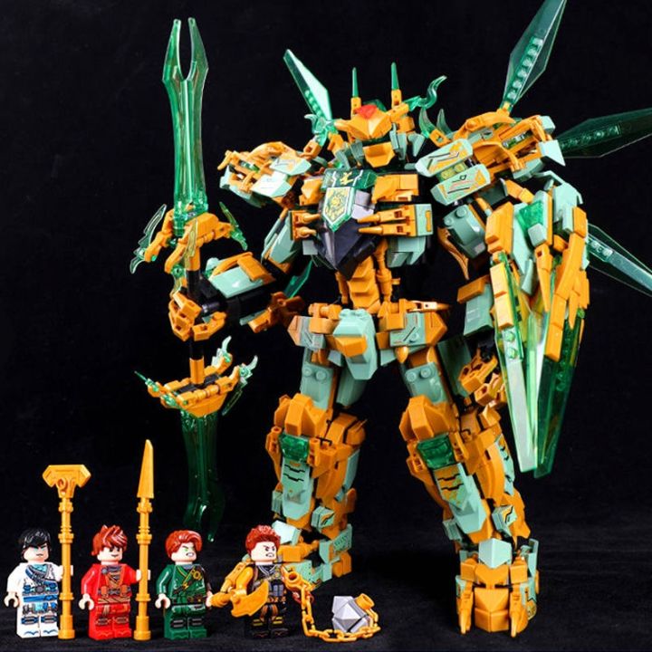 Phantom Ninja Dragon Mech Assembled Huge Fit Robot Assembled Lego ...
