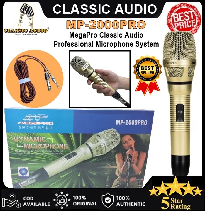 MegaPro Classic Audio MP-2000PRO NEW UPGRADED Professional Wired ...
