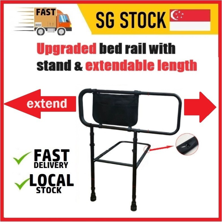bed rail support with stand Bed Rail for Elderly Extendable And Height ...