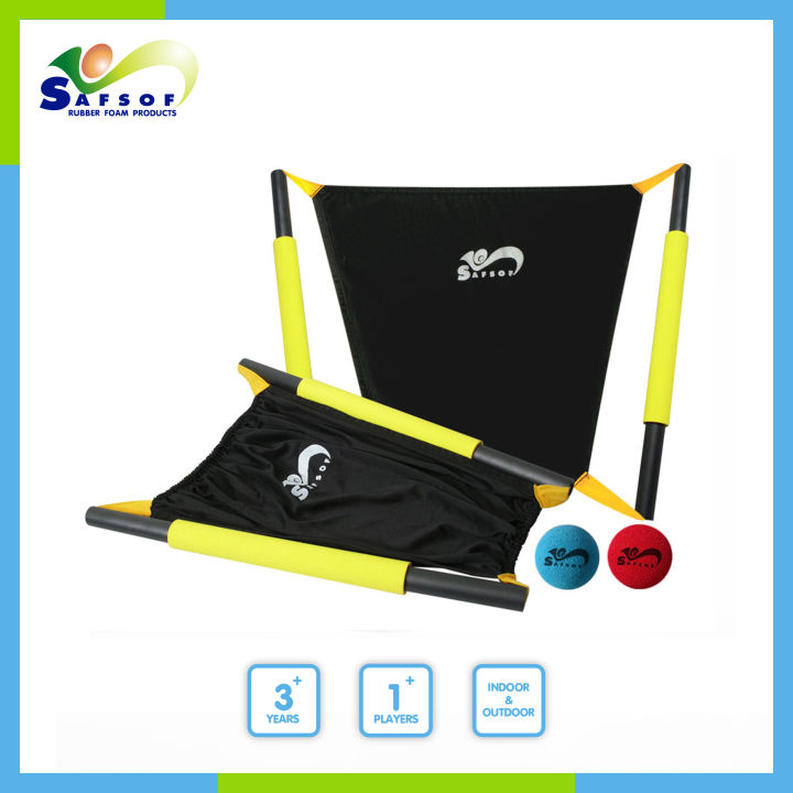 Safsof Racket Bat ของเล่นปลอดภัย ไม้เเร็คเก็ตแบบผ้าขึง ไม้ตีลูกบอล หุ้ม ...