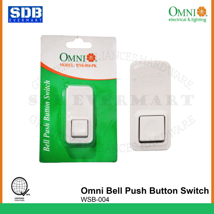 Omni-Switch Convenience Bell Push Button Switch-Blister Pack-[WSB 004 ...