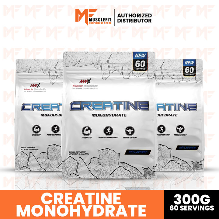 MMX Creatine Monohydrate 300 g 60 serving | Lazada
