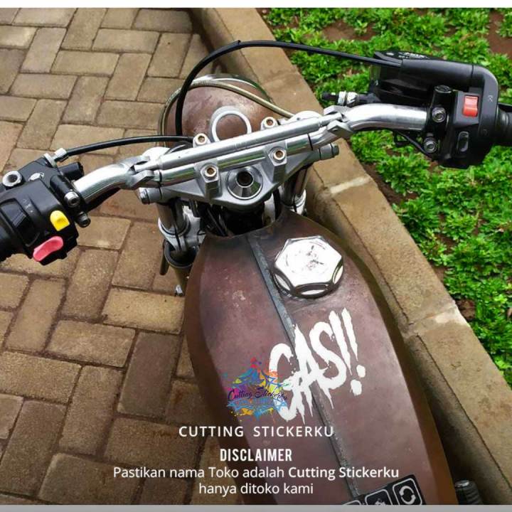 Cutting Stiker Gas Poll Variasi Motor Cover Mobil Sticker Keren ...
