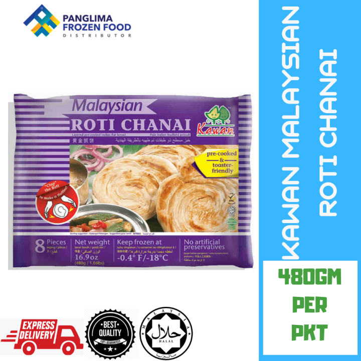 KAWAN MALAYSIAN ROTI CHANAI (8PCS) [KLANG VALLEY ONLY] | Lazada