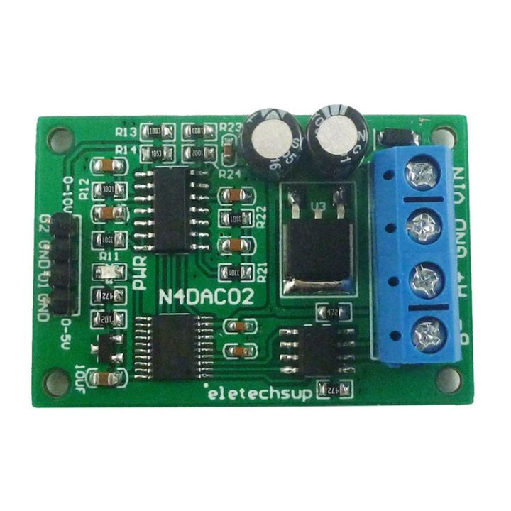 DC 12V 0-5V 0-10V Voltage Signal Generator DAC Converter Module RS485 ...