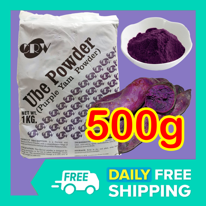 500g CRV UBE POWDER FOR BAKING Ube Flavoring Ube Extract Ube Essence ...
