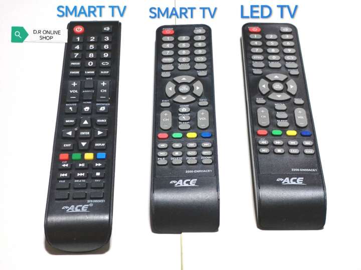 ACE TV REMOTE CONTROLLER REPLACEMENT LED TV / SMART TV SERIES | Lazada PH