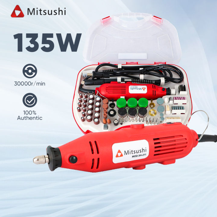 Mitsushi MDKJ211/XH-40 220V Mini Electric Die Grinder Set for Milling ...