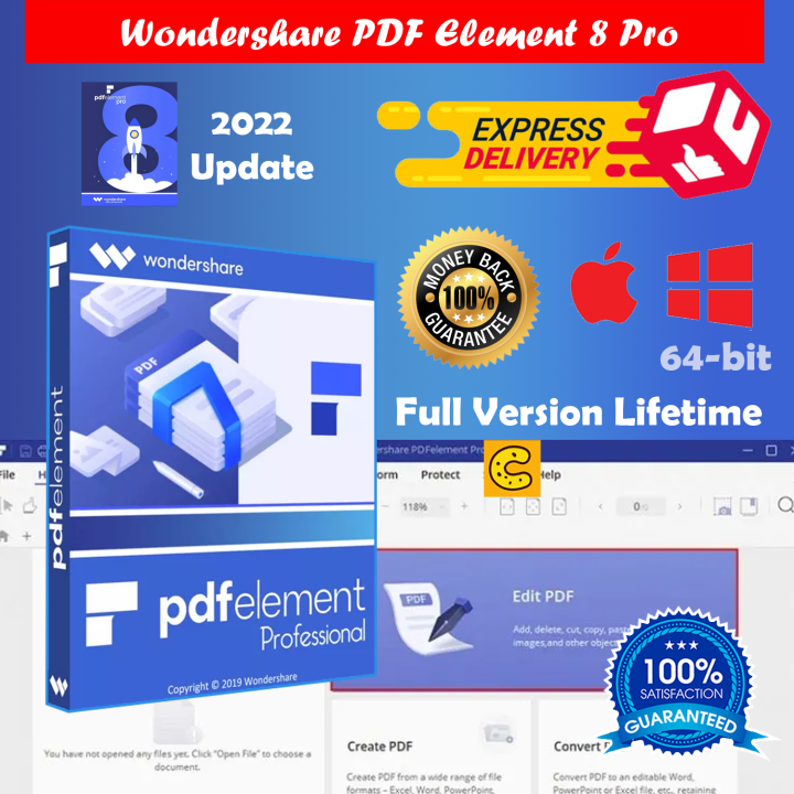 Wondershare PDF Element 8 Pro Lifetime For Windows & MacOS | Lazada