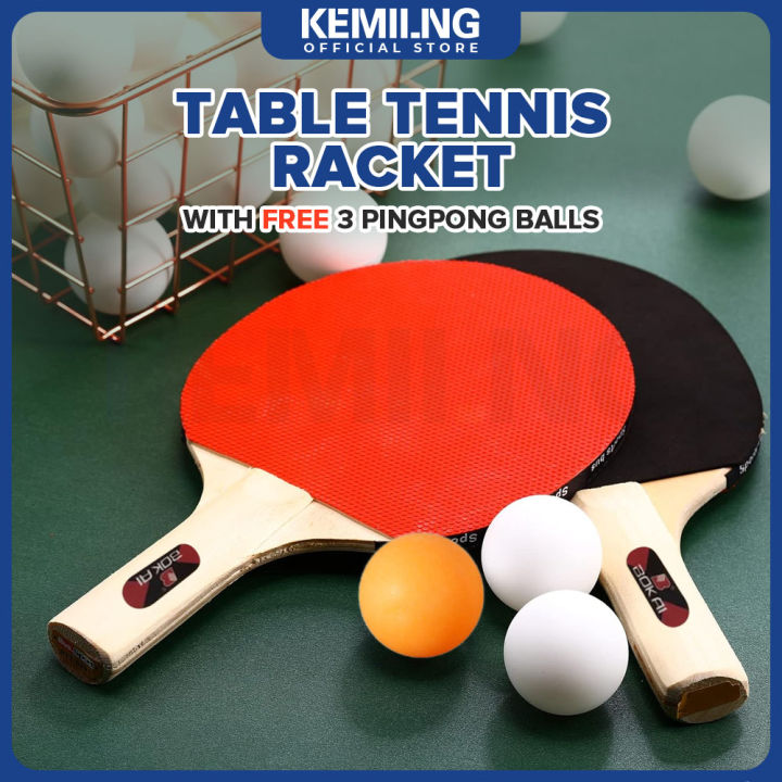 KEMILNGTable Tennis Set, Pingpong Balls 40mm table tennis training ...